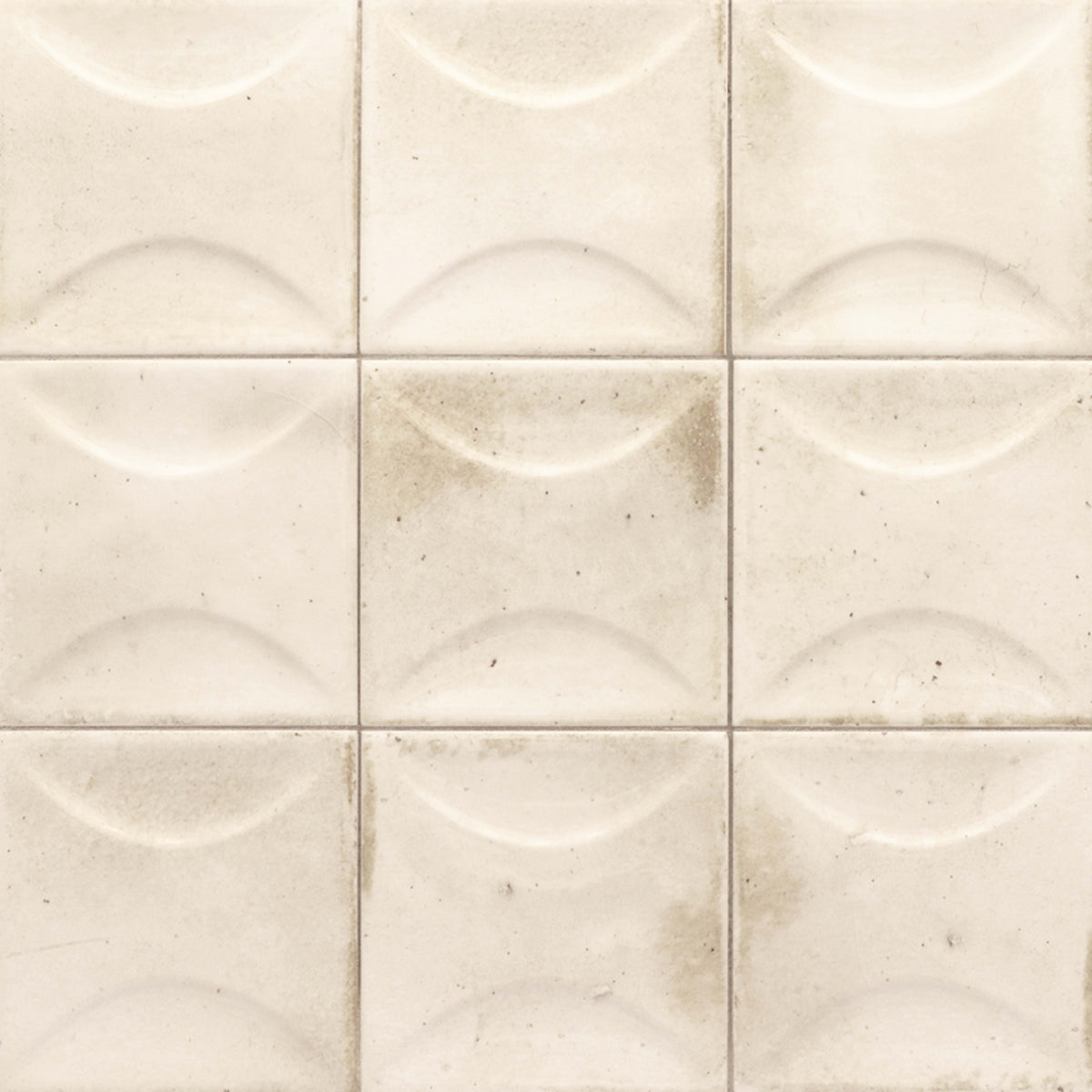 Hanoi in White 4x4 Deco Tile — JP Flooring